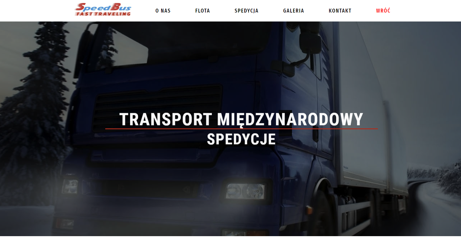 Speedbus- transport międzynarodowy - spedycje